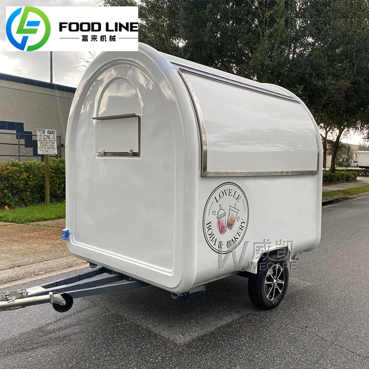FULAI Street Small Mobile Coffee Ice Cream Boba Tea Fast Food Cart ...