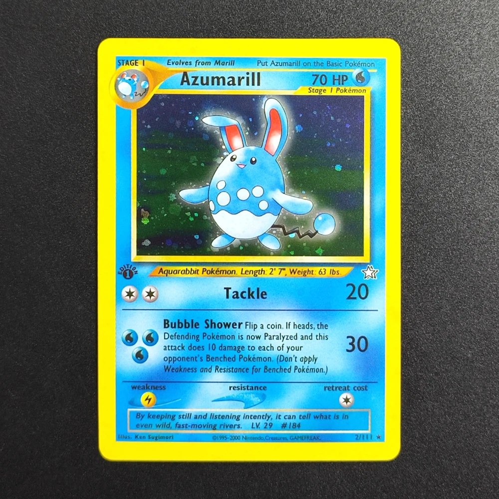 DIY Pokemon TCG Pocket Card 2000 P.M Azumarill 2 Super Rare ...