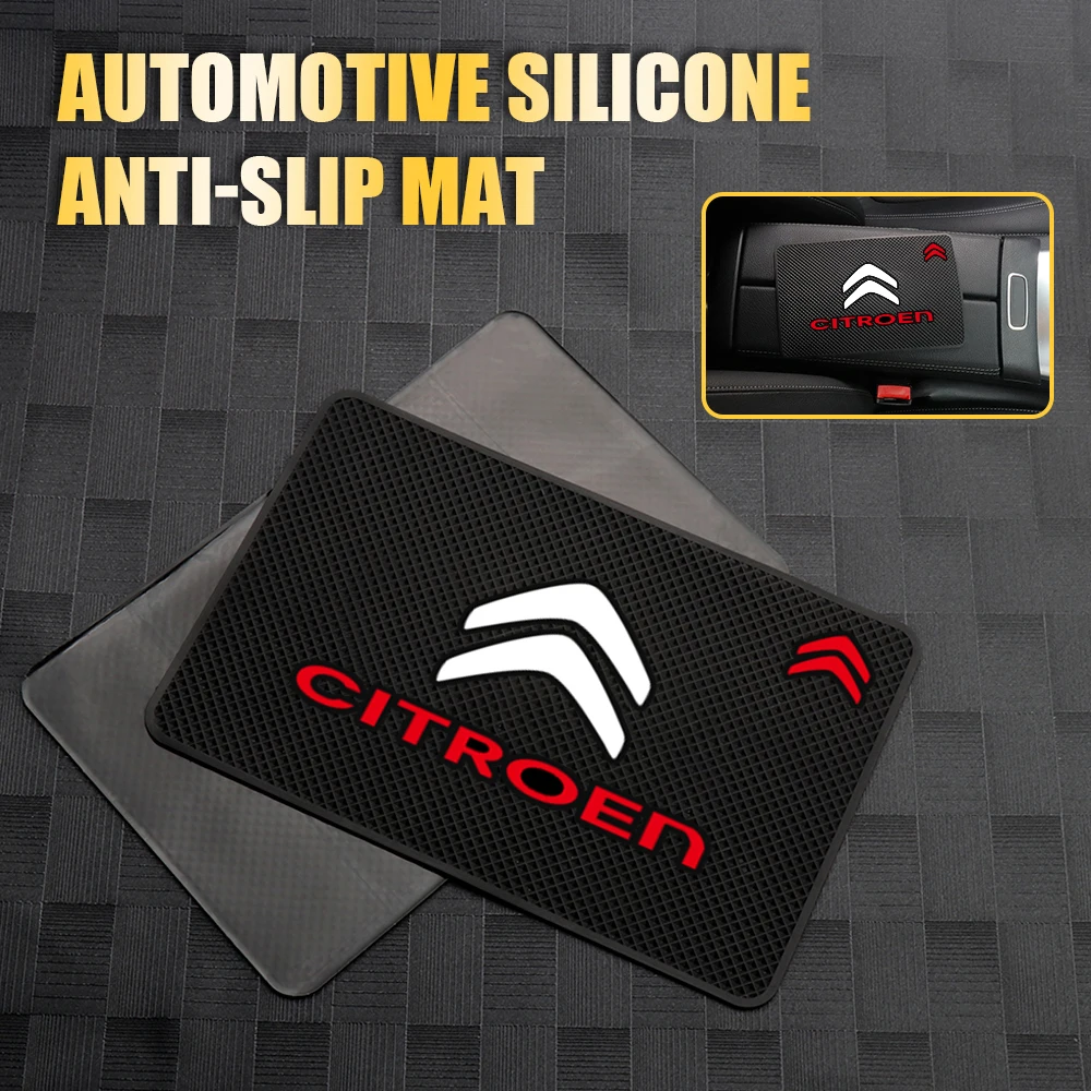 1pcs Car Accessories Non Slip Silicone Mat Car Interior Dashboard Phone ...