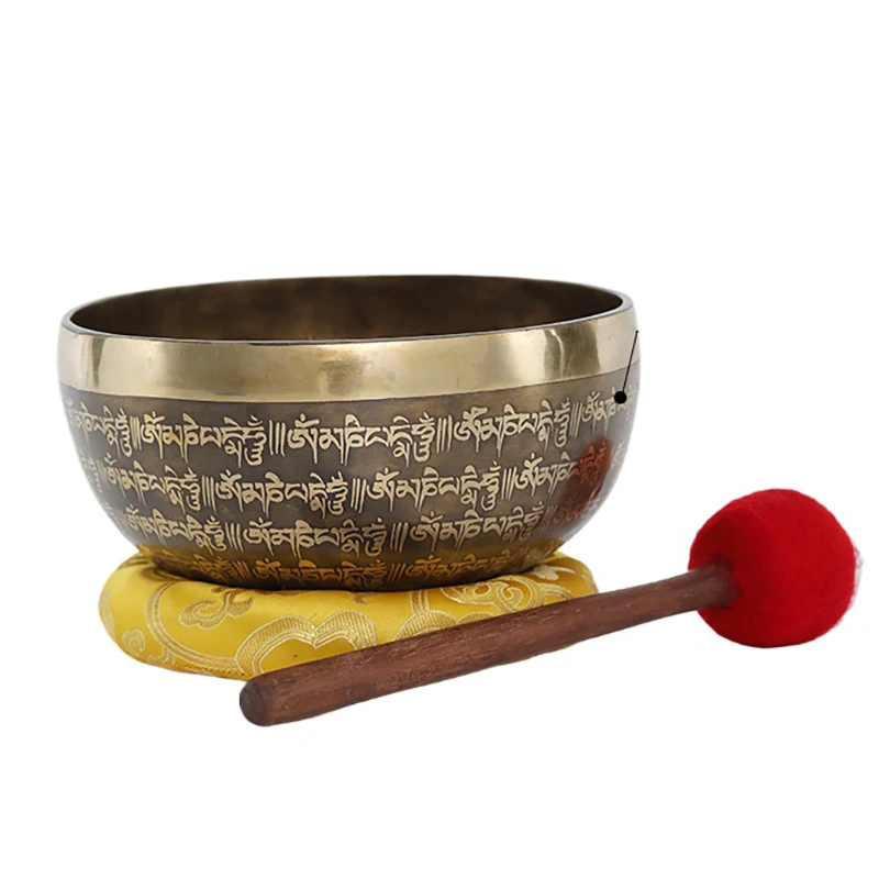Nepal Handmade Buddha Sound Bowl Yoga Meditation Professional Tibetan ...