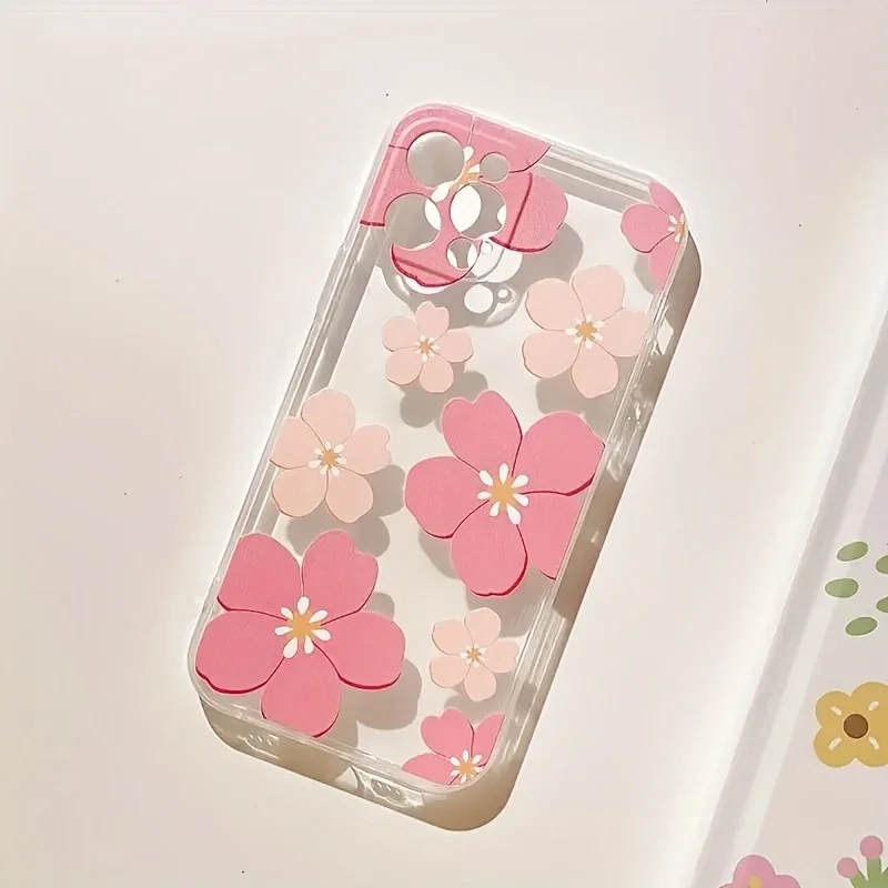 Pink-Flowers-Phone-Case-For-iPhone-14-13-11-15-Pro-Max-12-Mini-XS-XR.png