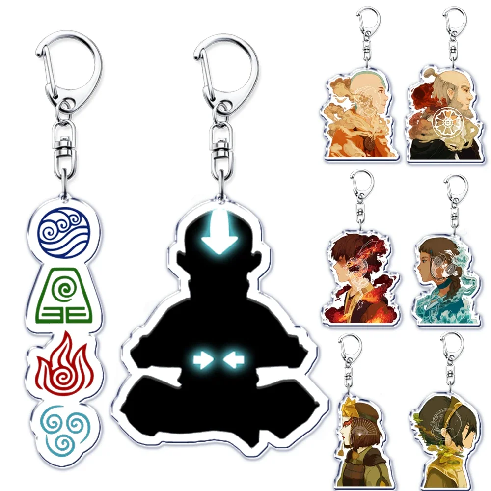 Classic-Anime-Avatar-The-Last-Airbender-Series-Key-Chain-Keychains-Ring ...