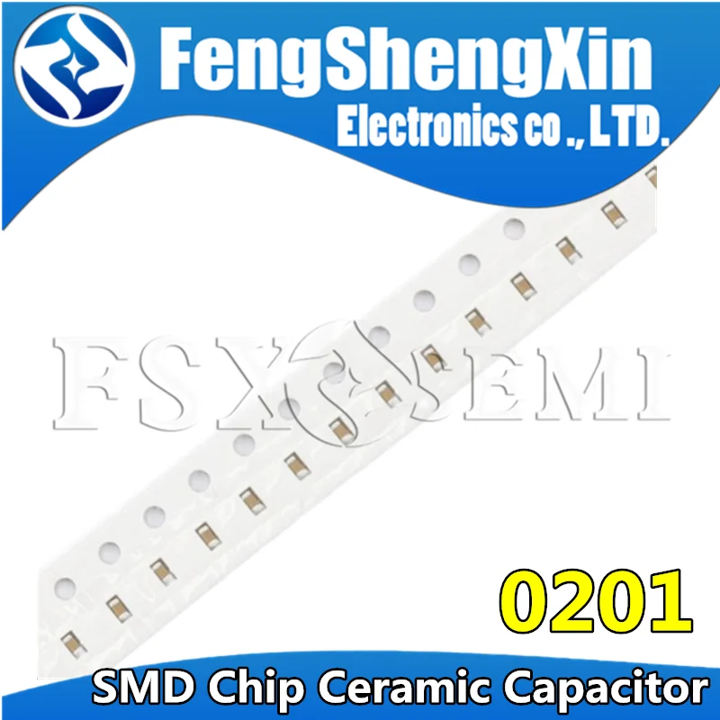 100pcs 0201 Smd Chip Ceramic Capacitor 0.5pf~220nf 1pf 10pf 22pf 100pf ...
