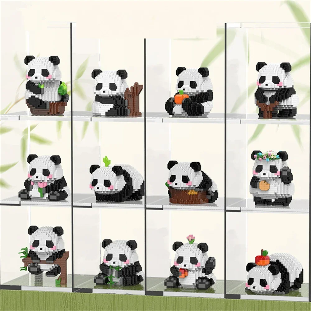 2023-New-Creative-MINI-Chinese-Animal-Panda-Model-Building-Block-MOC ...