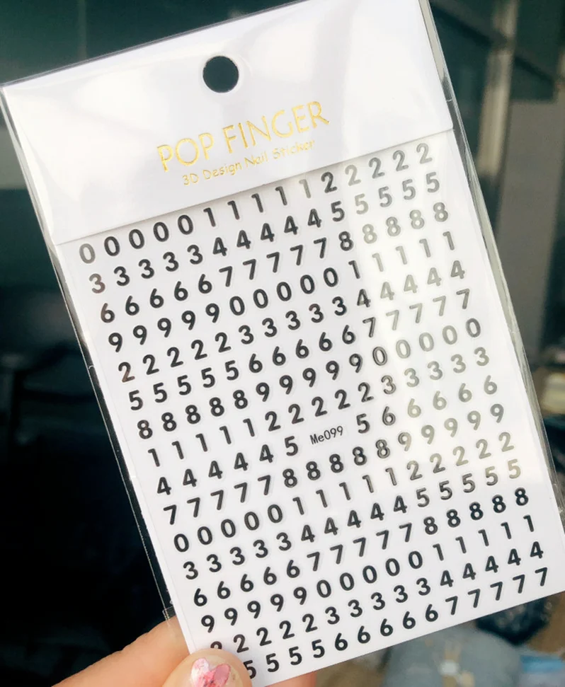 3d-decalque-auto-adesivo-com-n-meros-pretos-e-design-carta-Ingl-s-acess ...