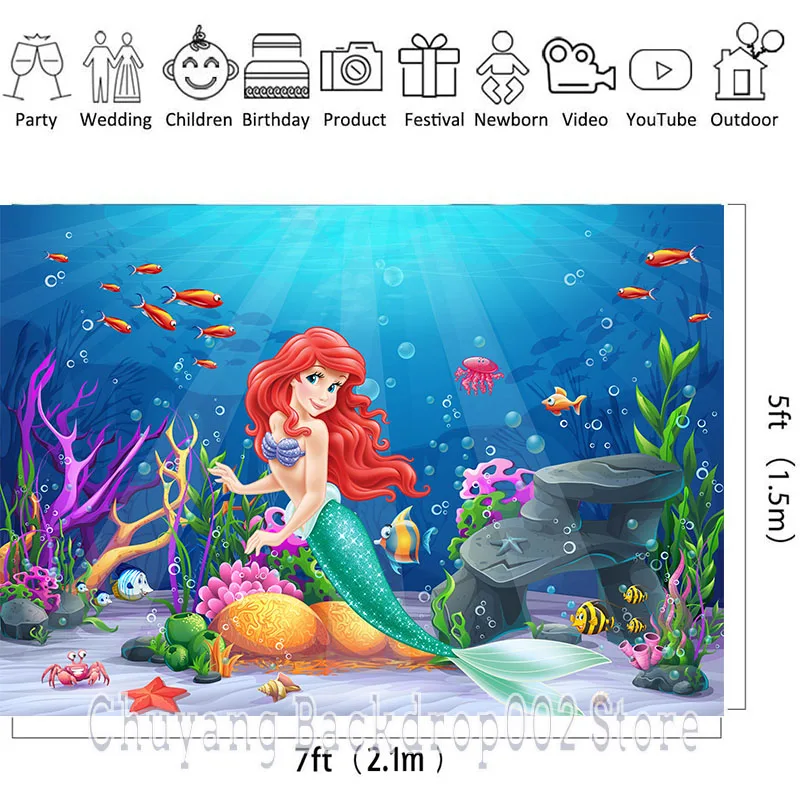 Little Mermaid Castle Poster