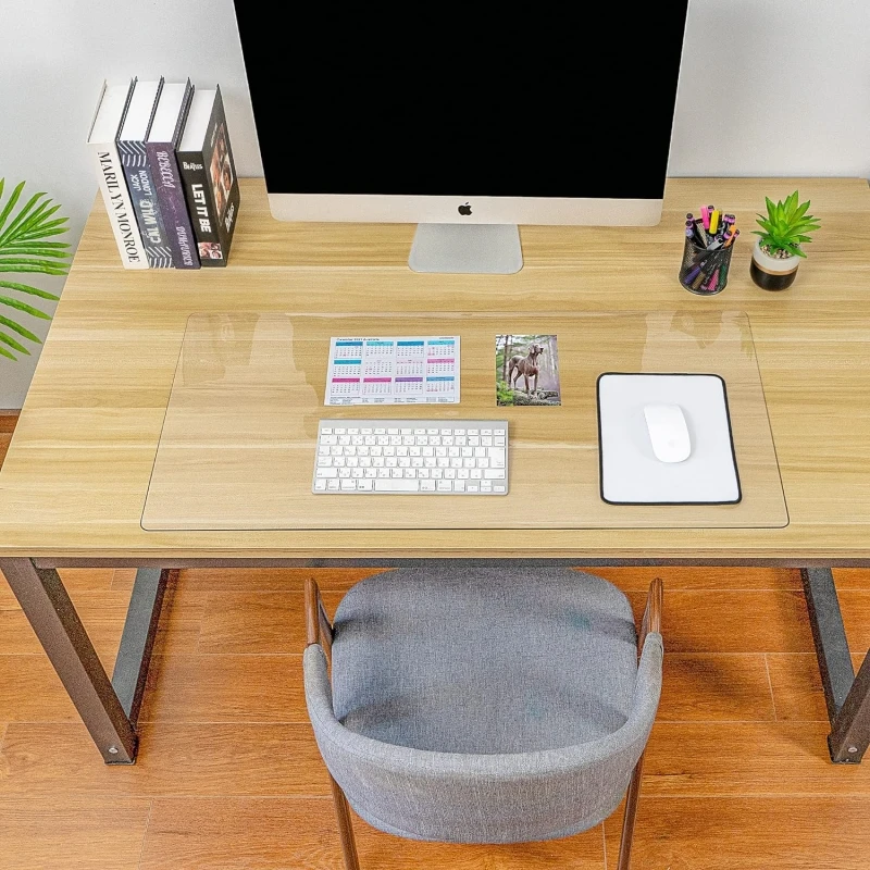 PVC Clear Desk Mat Pad Non-Slip Heat Resistant & Waterproof Writing ...