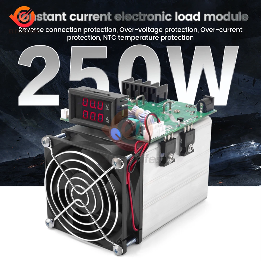 Electronic Load LED Digital Battery Tester DC 12V Battery Capacity ...