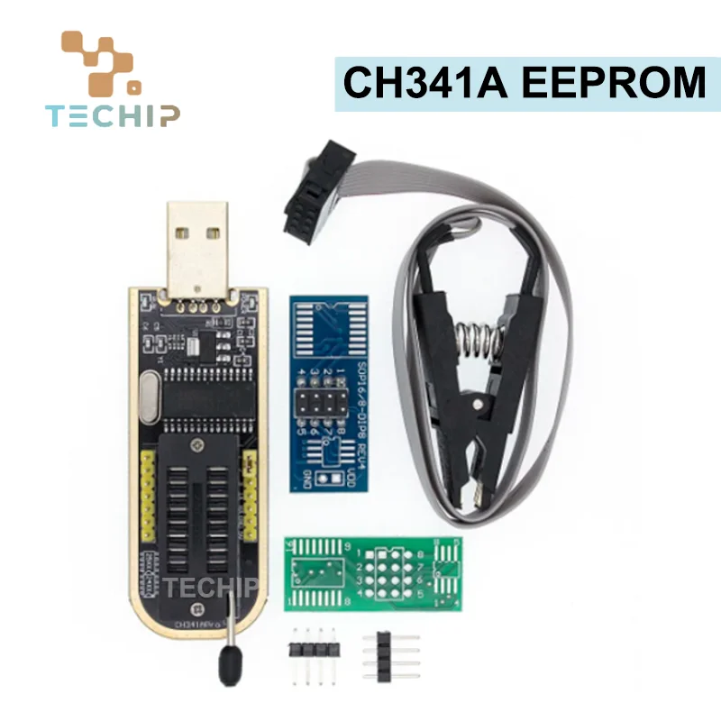 CH341A EEPROM Flash BIOS USB Programmer Module（24 25 Series）+ SOIC8 ...
