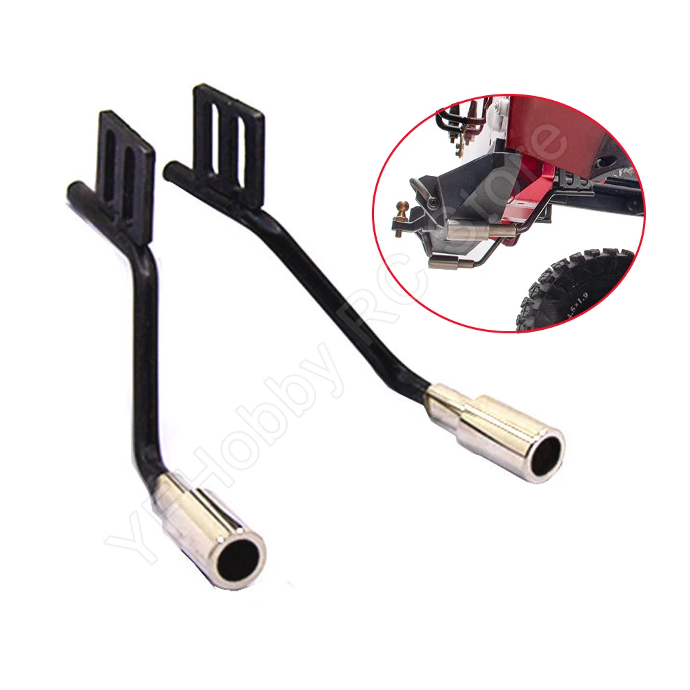 1Pair-Metal-Simulation-Exhaust-Pipe-Gas-Vent-For-TRX-TRX-4-Trx4 ...