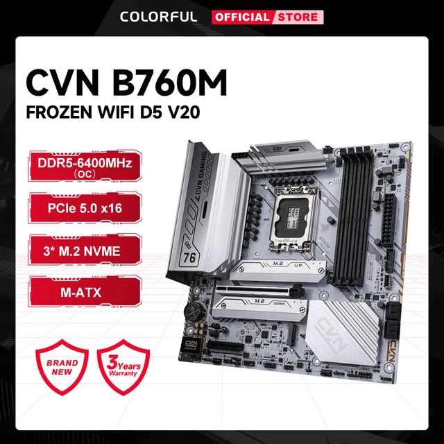 Colorful CVN Z790 GAMING FROZEN V20 Motherboard LGA 1700