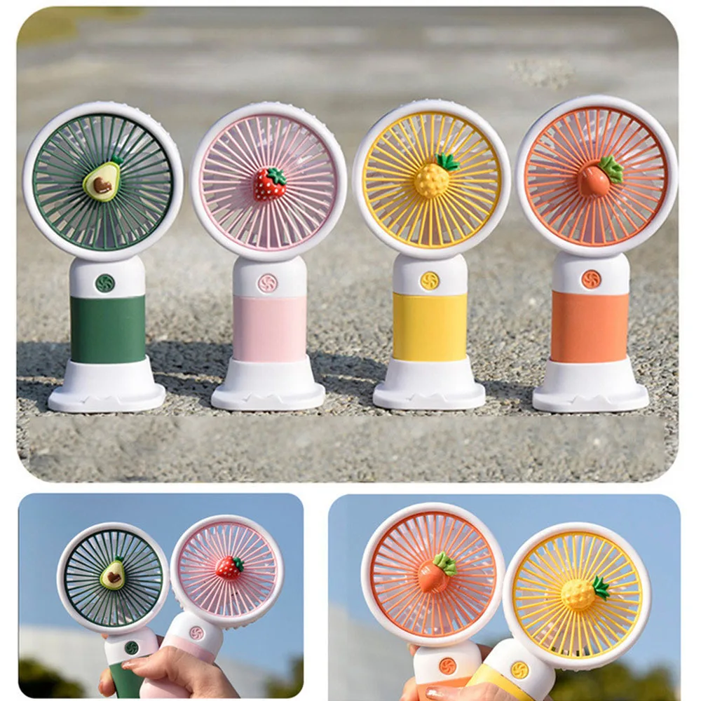 Hand-Held-Mini-Fan-1-Speed-Mobile-Phone-Stand-USB-Charging-Fan-Cute ...