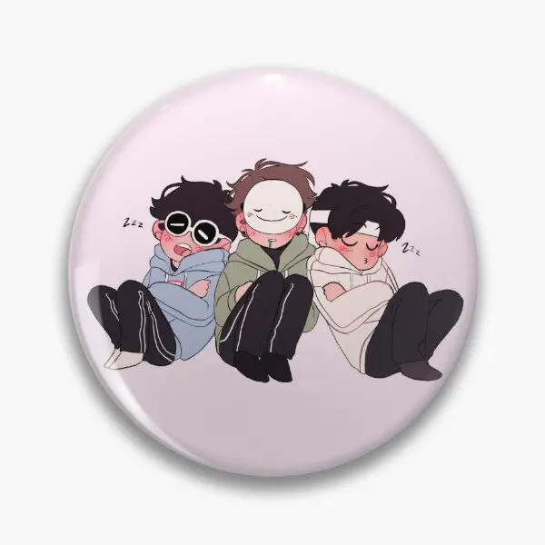 Dsmp-Dream-Team-Sleeping-Soft-Button-Pin-Badge-Brooch-Cute-Jewelry ...