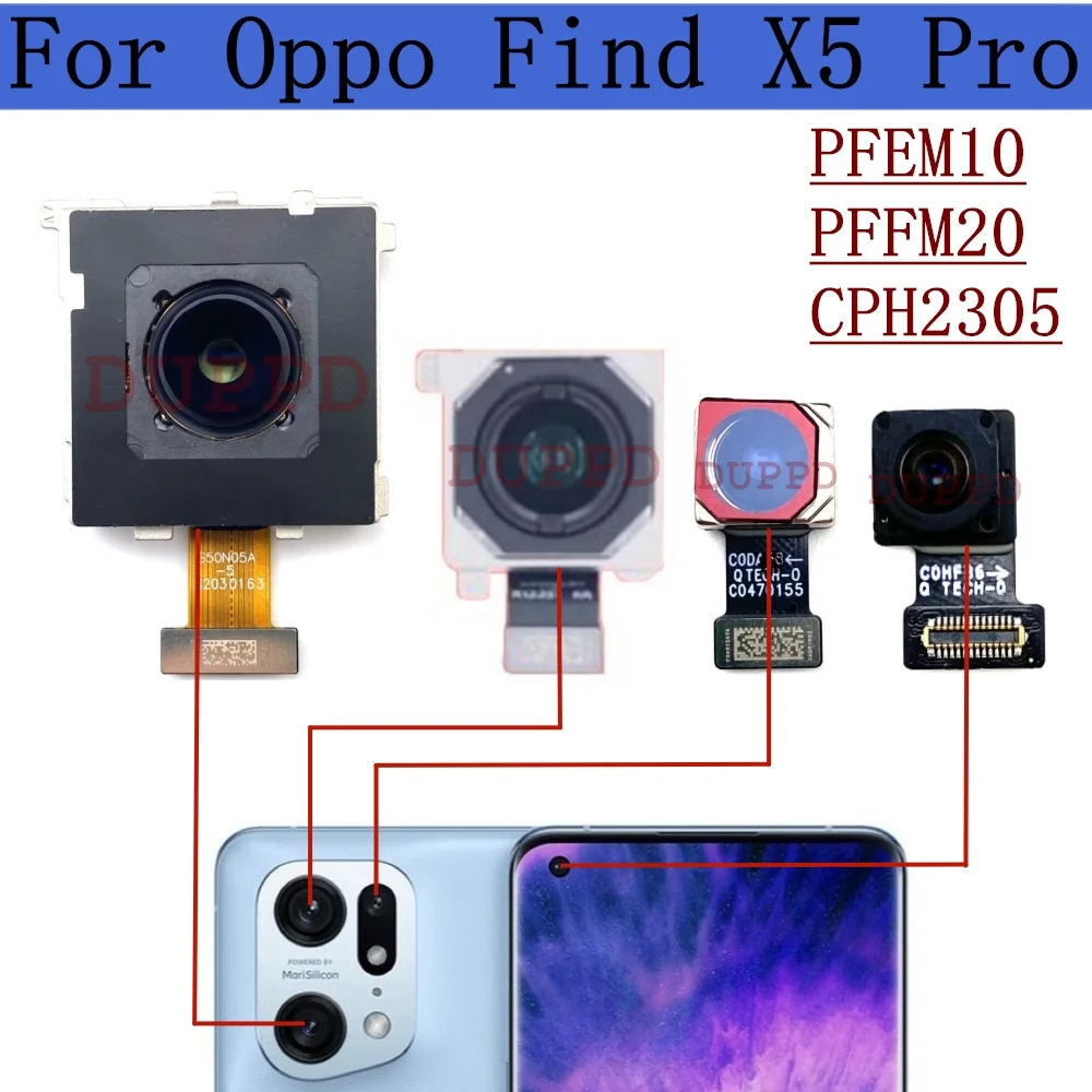 Original Back Facing Main Camera For OPPO Find X5 Pro PFEM10 CPH2305 ...