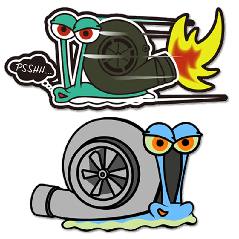 Popular-car-stickers-snail-car-body-stickers-personalized-creative ...