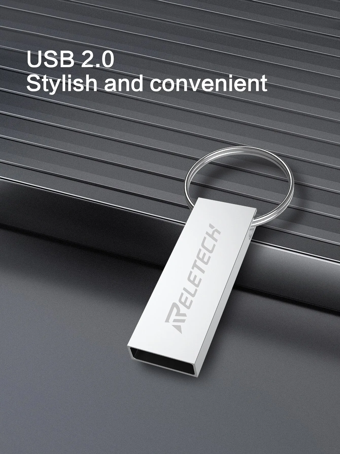 Reletech-Metal-de-alta-velocidade-USB-Flash-Drive-Thumb-Drive-Pull-Ring ...