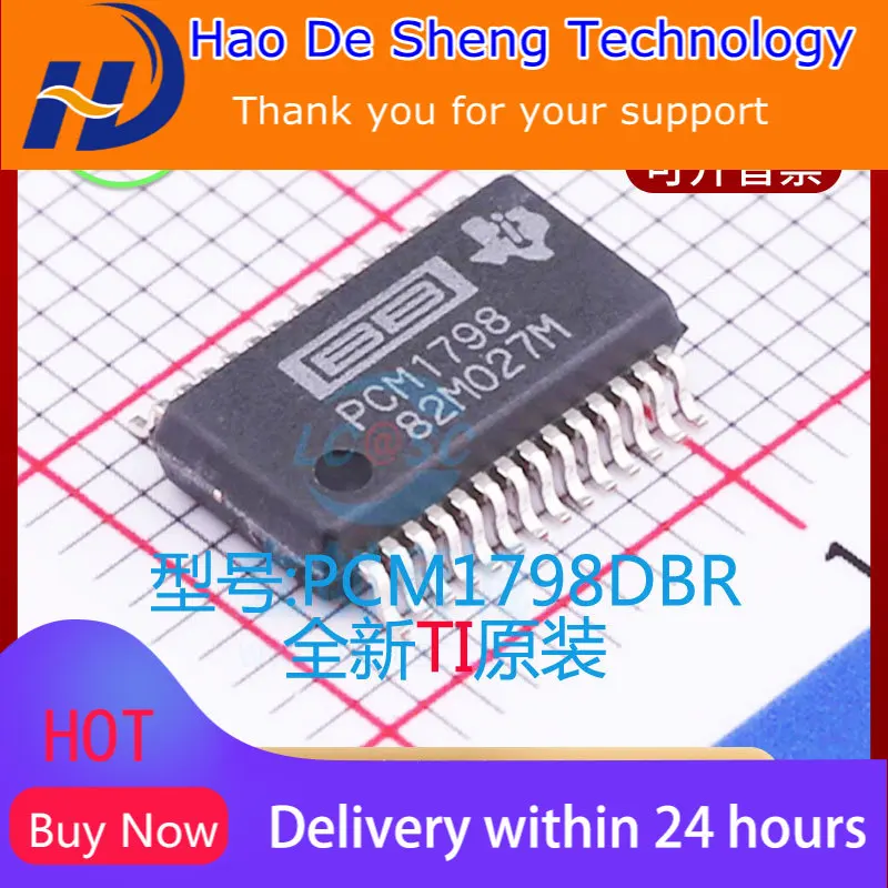 10PCS/LOT PCM1798DBR PCM1798DB Logo PCM1798 SSOP28 New Original in ...