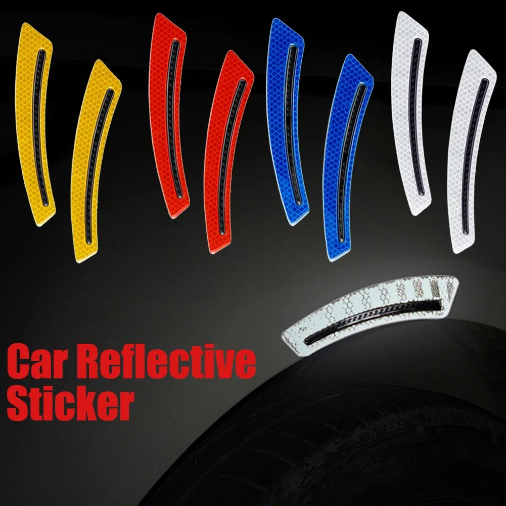2Pcs-Car-Safety-Warning-Decal-Mark-Car-Reflective-Stickers-Tape ...