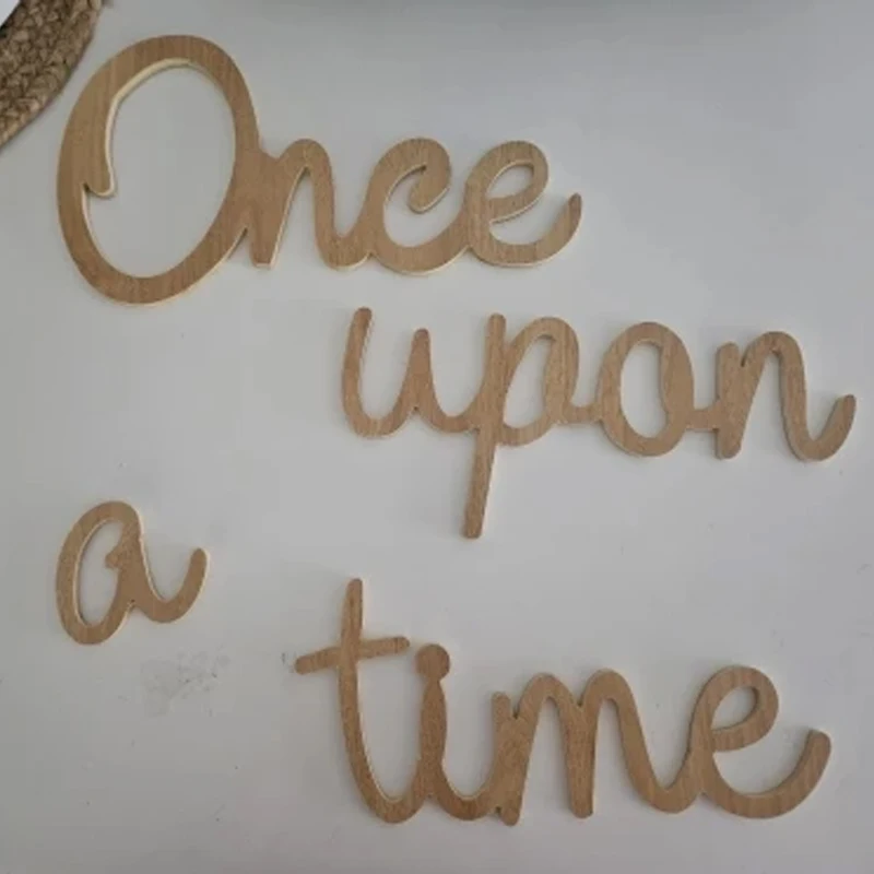 custom-Once-Upon-a-Time-Sign-Wooden-Letters-for-Nursery-Word-Cutout ...