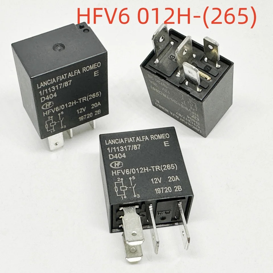 HFV6-G 12-HT-R 12V 30A HFV6-G 12-HT-R Relay 4 Pin - 12V 30A Automotive ...