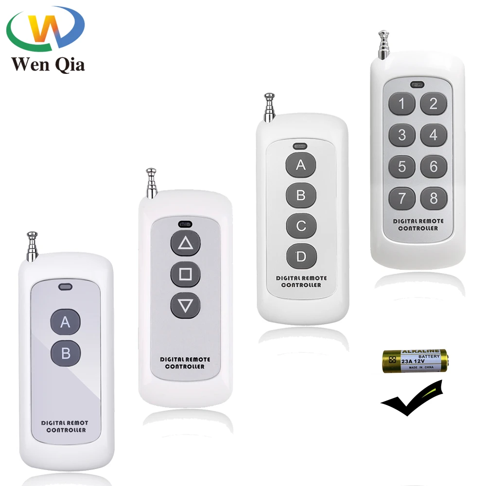 433 Mhz Wireless Rf Remote Control Switch Ev1527 Learning Code ...