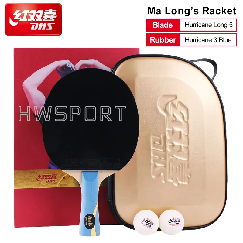 DHS-Hurricane-Ma-Long-Table-Tennis-Racket-Professional-Loop-Attack-Ping ...