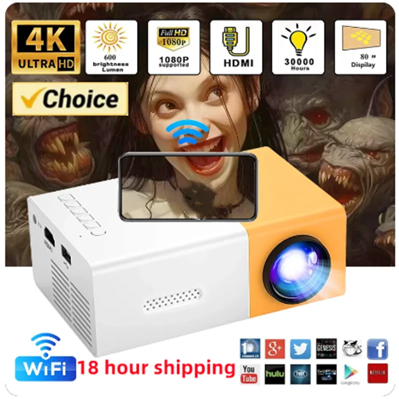 YG300-Portable-Mini-Movie-Projector-Suitable-For-Outdoor-Camping-Drive ...