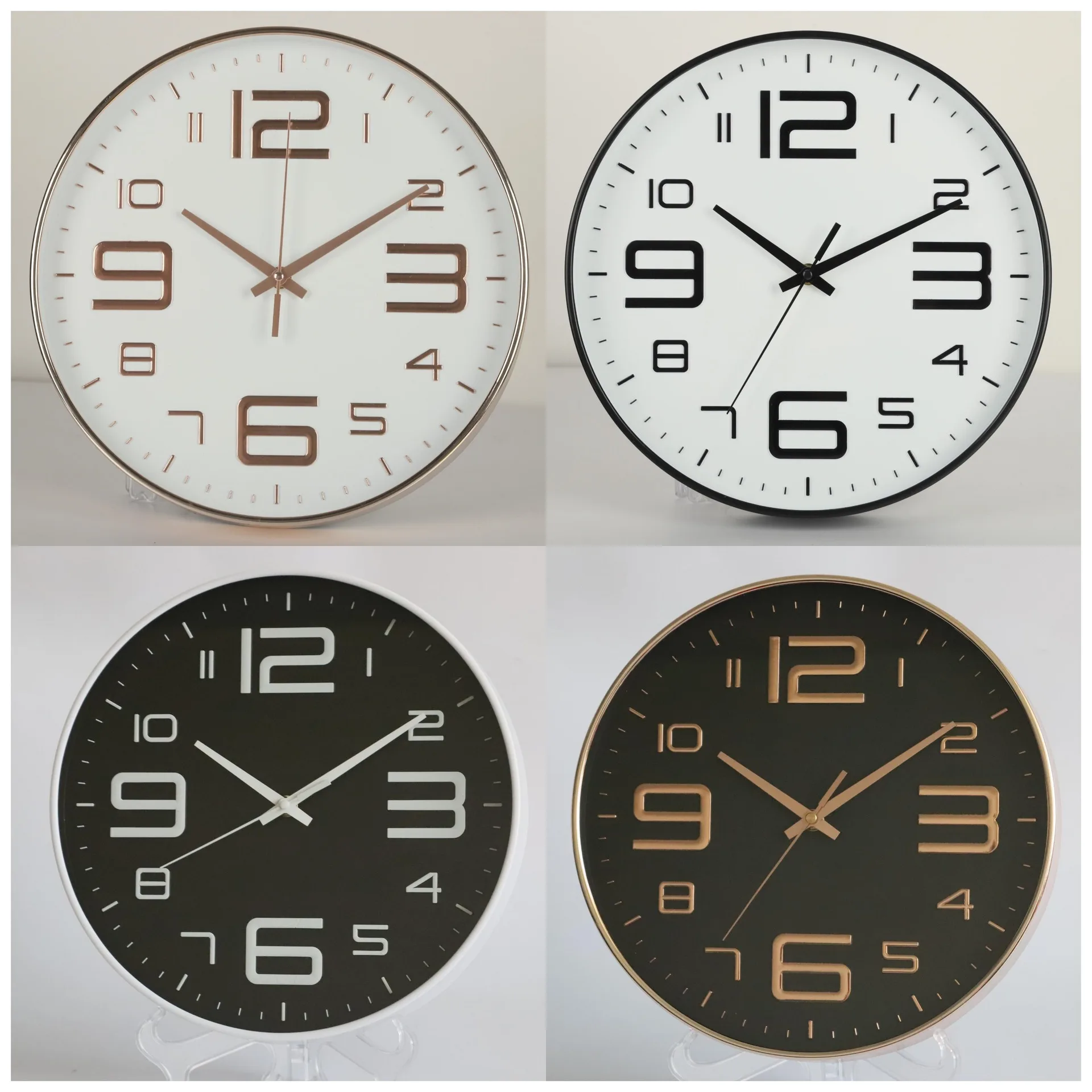 Reloj-de-pared-redondo-sin-tic-tac-de-12-pulgadas-reloj-de-pared ...