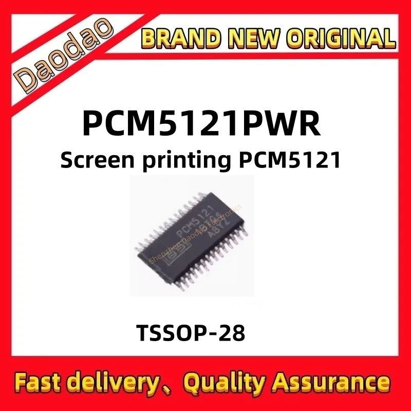 5Pcs-PCM5121PWR-Screen-printing-PCM5121-chip-tssop-28-audio-control ...