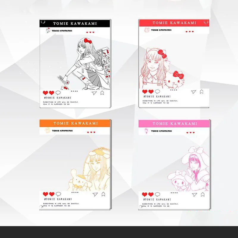 Tomie-Junji-Ito-Sanrio-tarjeta-transparente-de-acr-lico-colgante-de ...