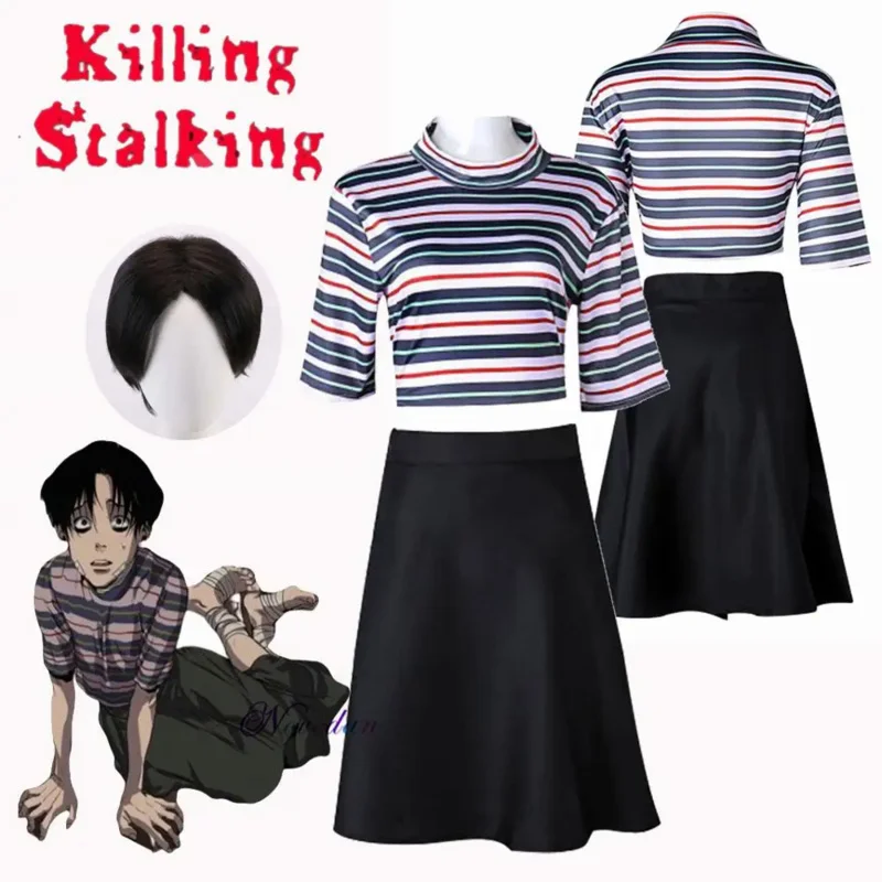 Anime-Manga-Killing-Stalking-Yoonbum-Yoon-Bum-Cosplay-Costume-Wig-Women ...