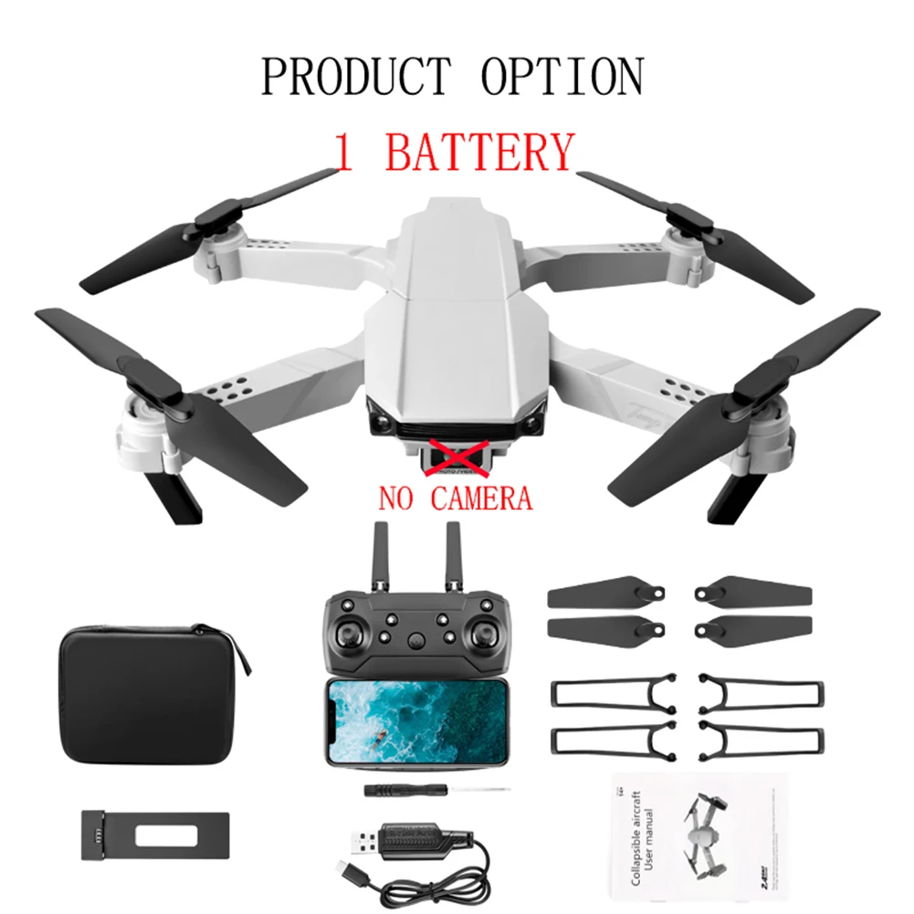 YLR/C S62 RC Mini Drones Single/Dual Drone With Camera Brushless 4K 2 ...