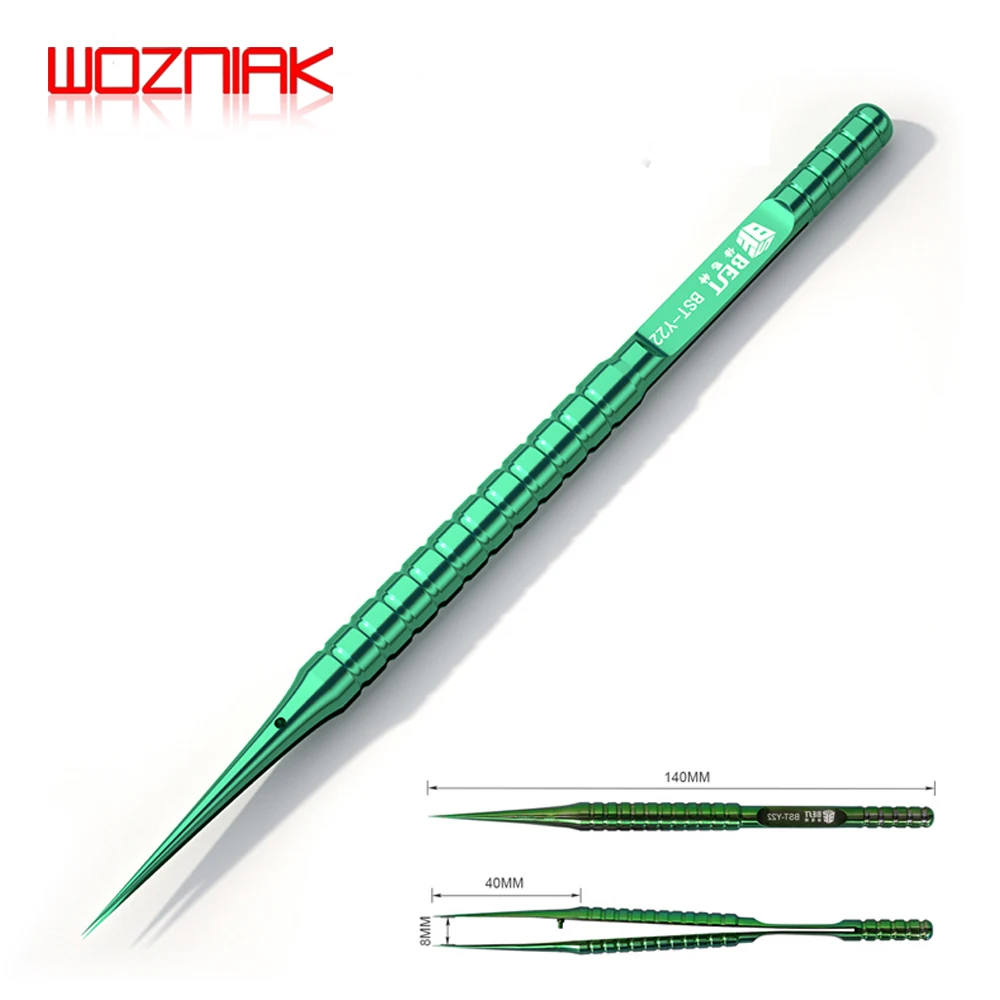 BST German Seiko Nonmagnetic Titanium Alloy Precision Repair Tweezers ...