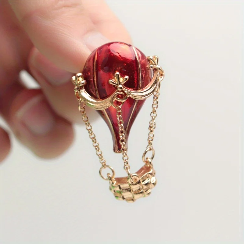 Fashion Ethos Enamel Hot Air Balloon Brooch Rhinestone Fashion Sweater ...