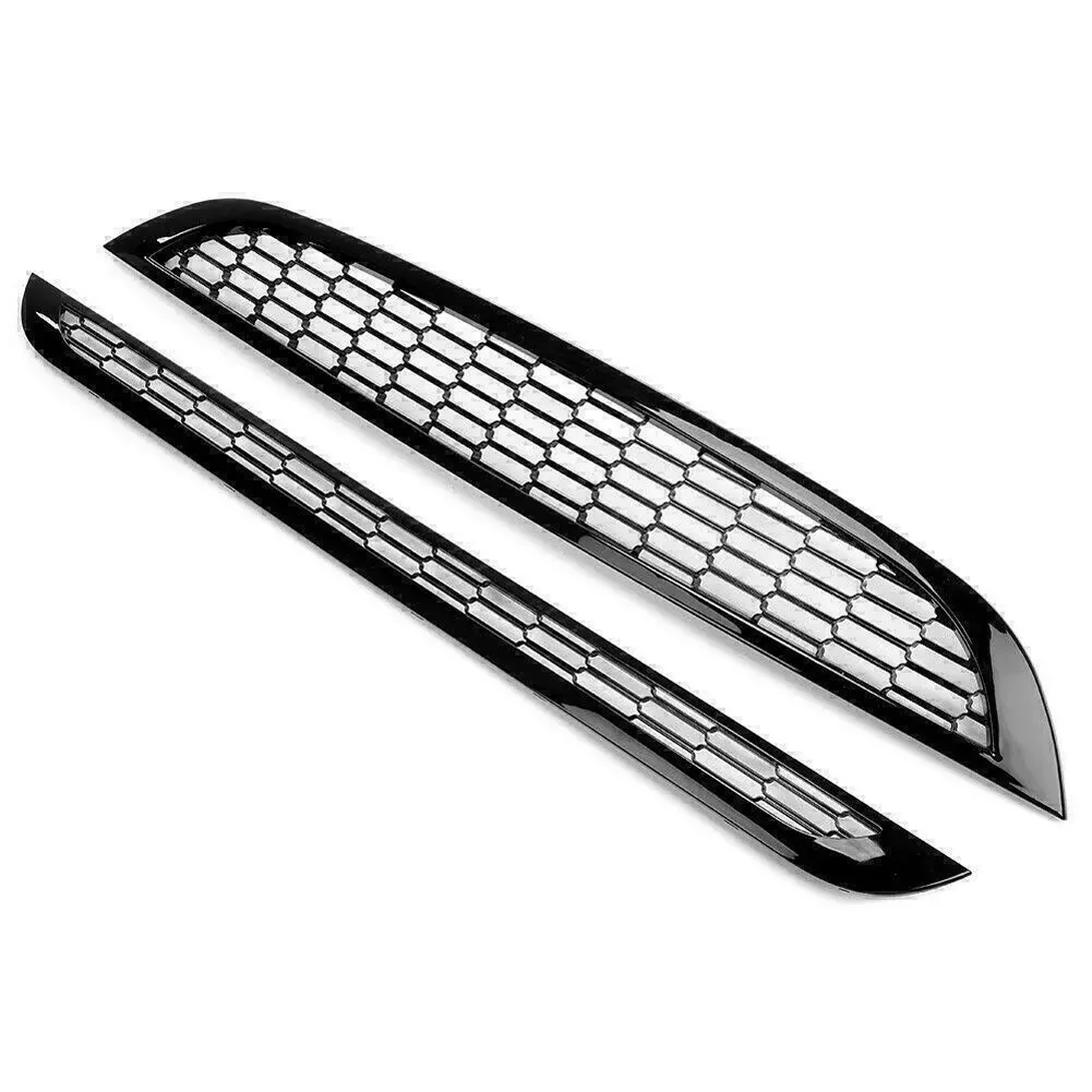 2Pcs-Front-Upper-Lower-Grille-Honeycomb-Mesh-Grille-Cover-Compatible ...