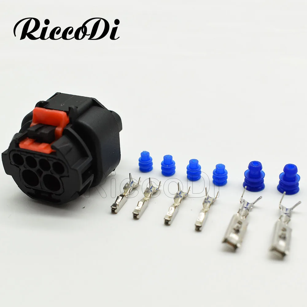 1-5-Sets-6-Pin-Female-Automotive-Wiring-Harness-Headlight-Plug ...