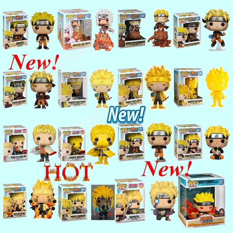 Funko Pop Naruto Collection #71 #73 #106 #181 Narutos 185 186 671 724 ...