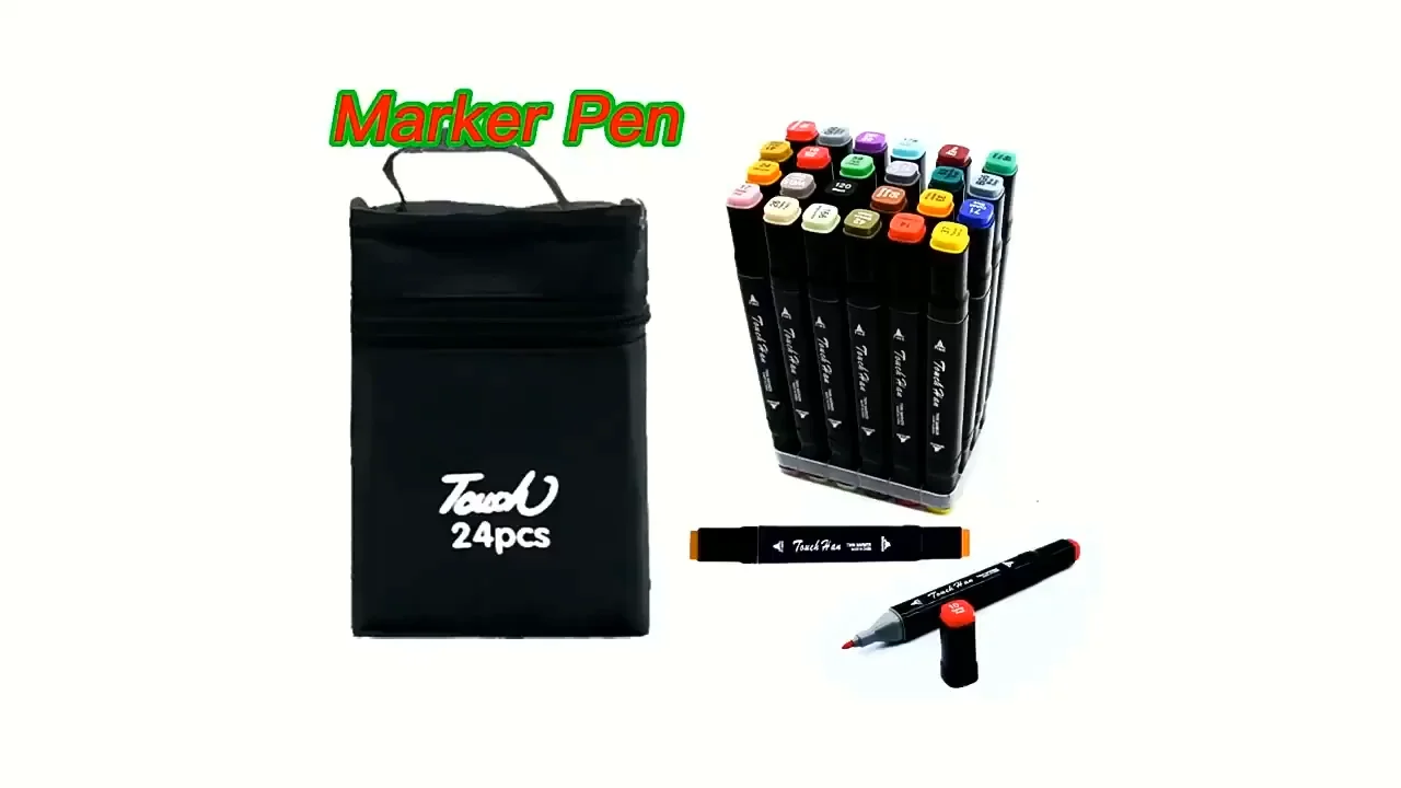 Touch Alcohol Markers Professional Art Set -Double Ended Blendable ...