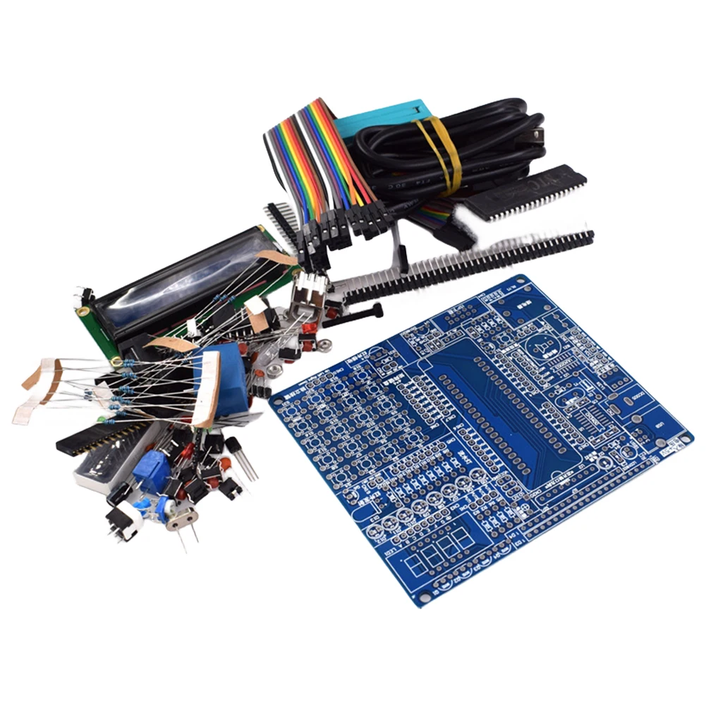 51 AVR Development Microcontroller STC89C52 DIY Learning Board Kit DIY ...