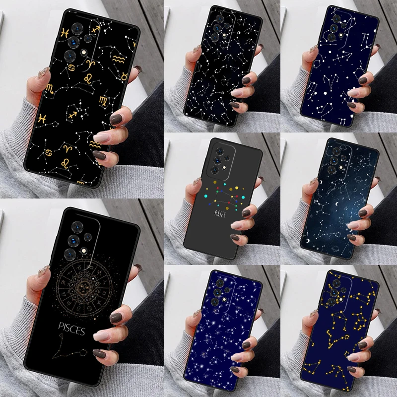 Zodiac Signs constellations Phone Case For Samsung Galaxy S25 S23 S30 ...