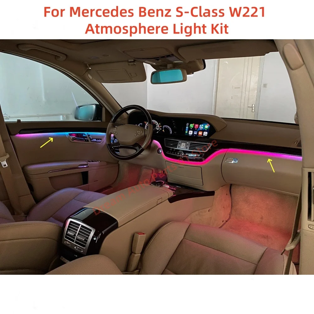 LED Ambient Light for Mercedes-Benz S-Class W221: Real-World ...