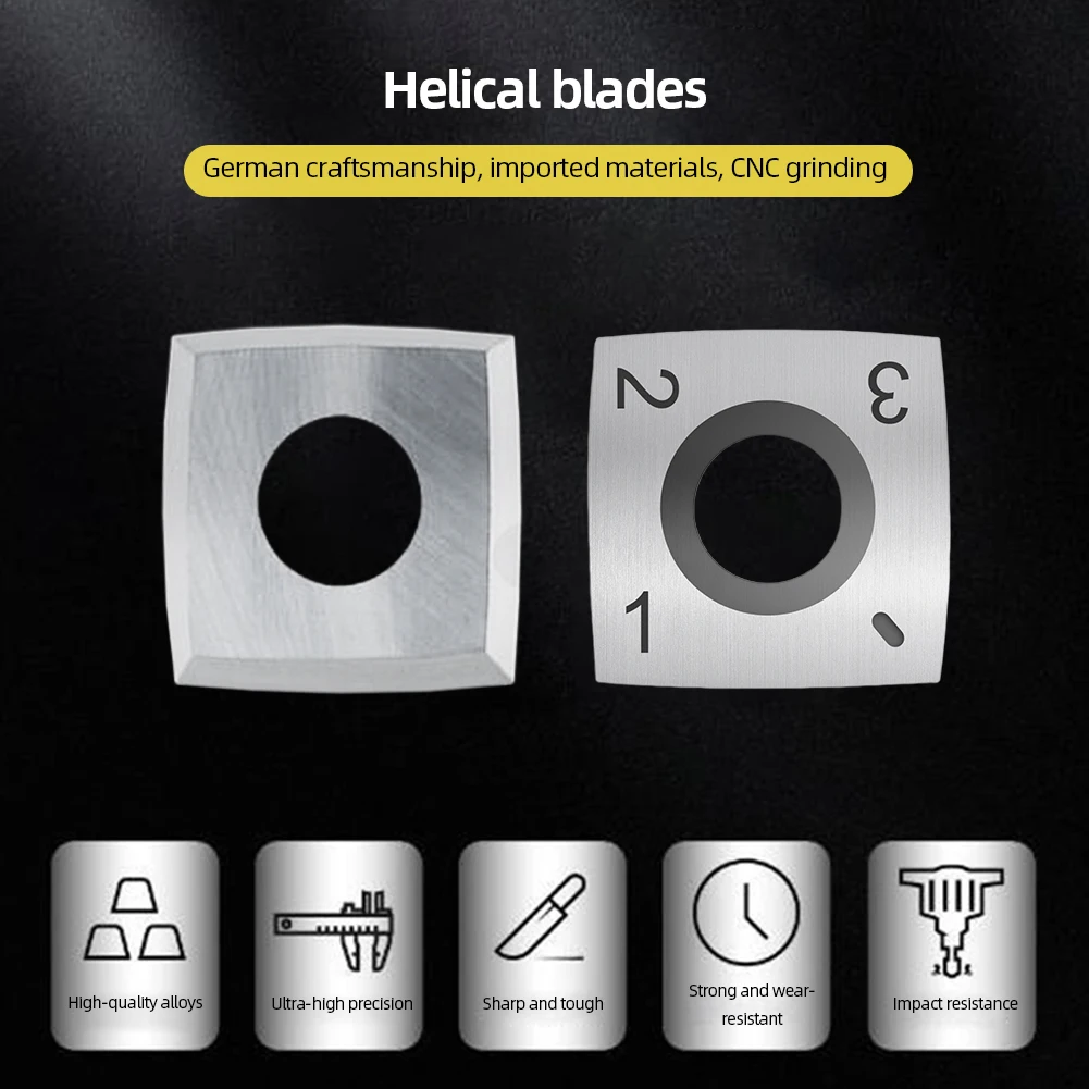 Square Carbide Blades 4-edge Inserts Cutters Blades High Hardness ...