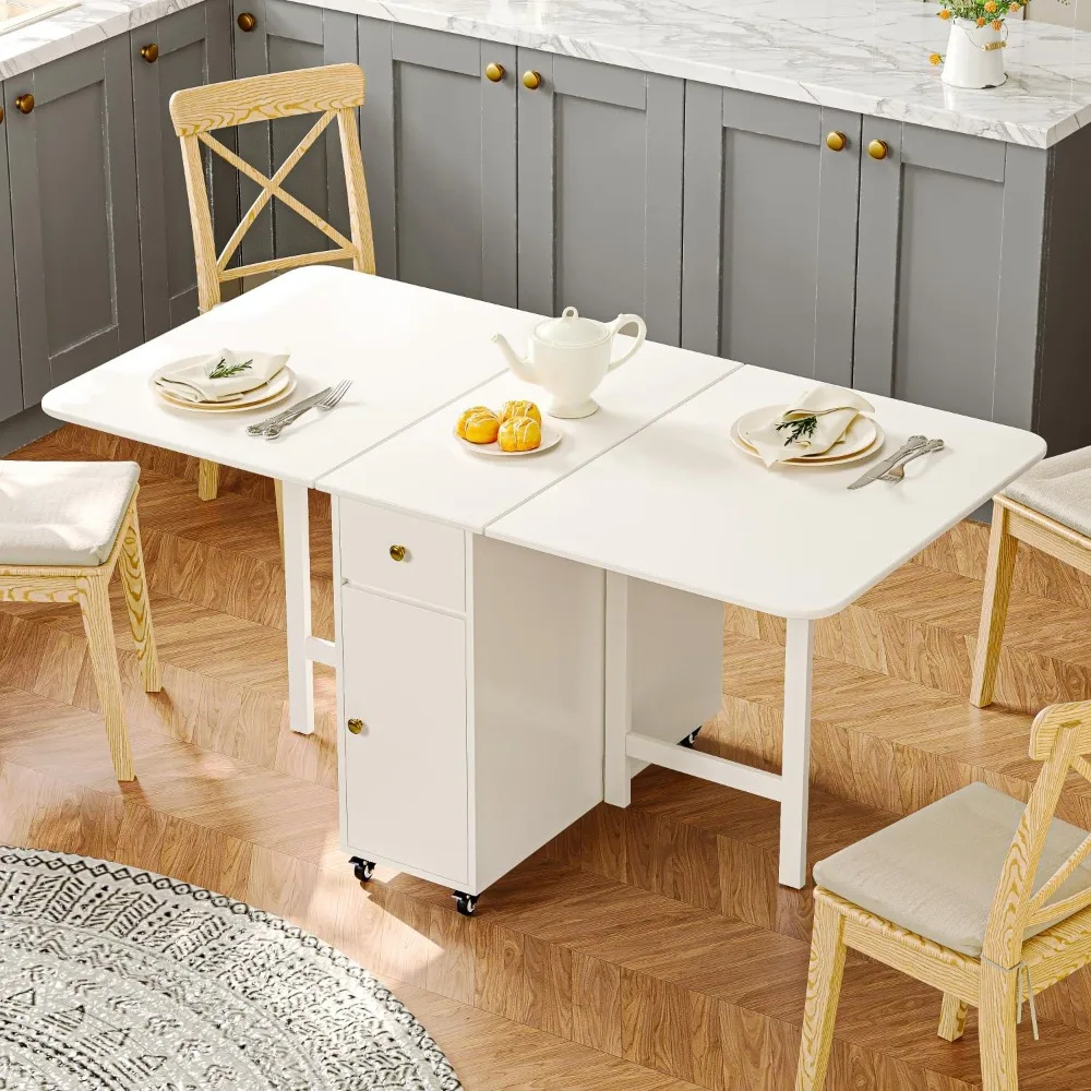 Best Small Table for Kitchen: Real-World Review of the 58.9'' Foldable ...