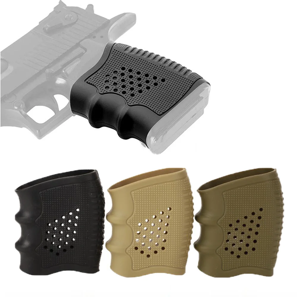 Tactical-Grip-Cover-for-Glock-Pistol-G17-G19-Rubber-Non-slip-Grip ...