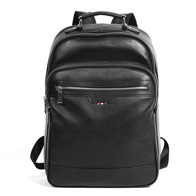 2024-New-Backpack-Men-Genuine-Leather-Rucksack-Fashion-Schoolbag-For ...