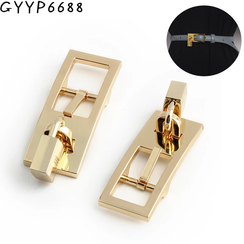 1-5-10PCS 62x25MM Decorative Metal Pin Buckles With Lock For DIY Bags ...