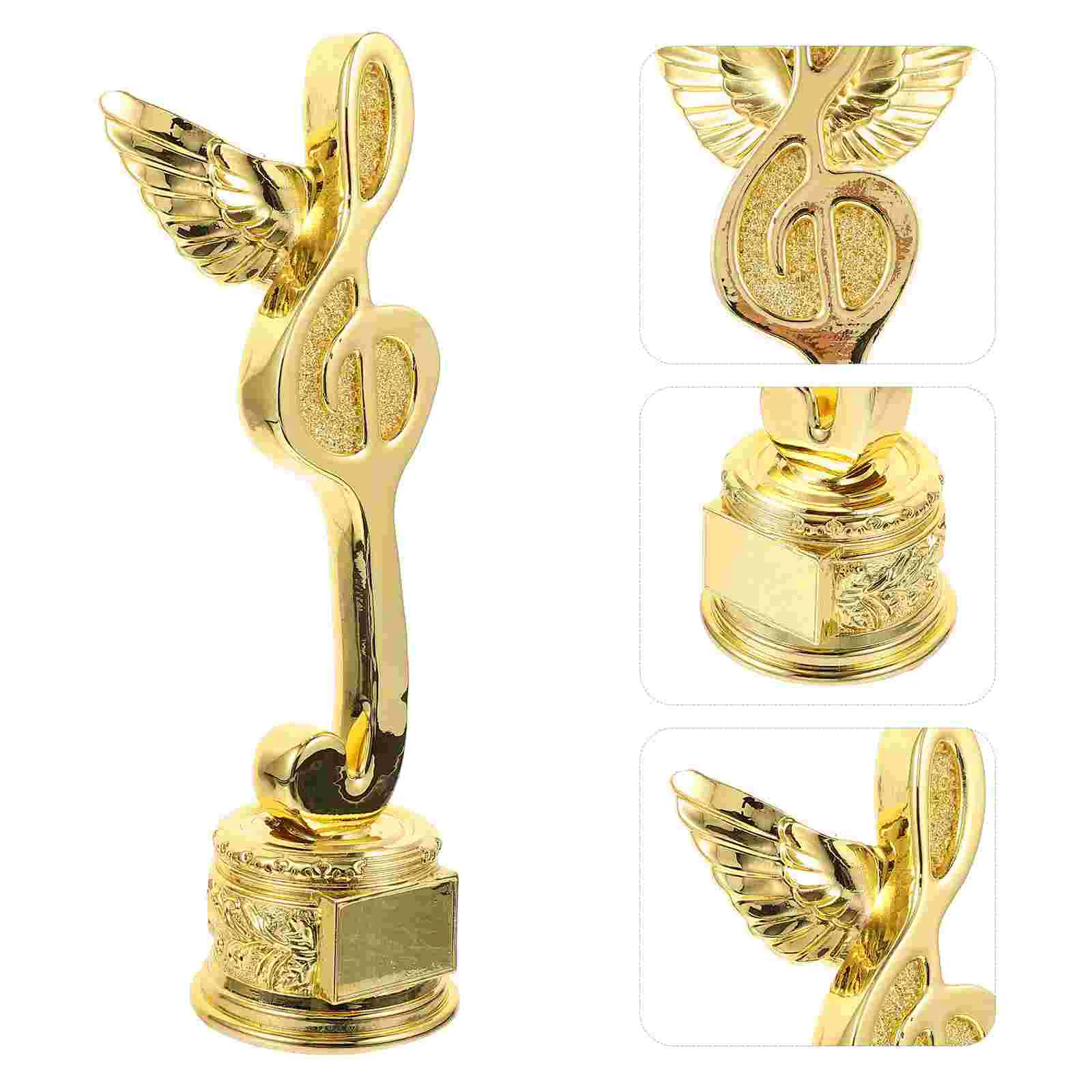 1Pc Music Competition Trophy Resin Award Singing Contest Prize ...