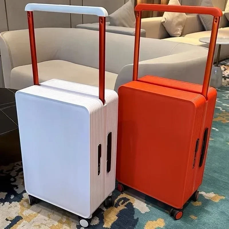 New luggage Wide Trolley Suitcase PC Silent Universal Wheel 20 Inch ...