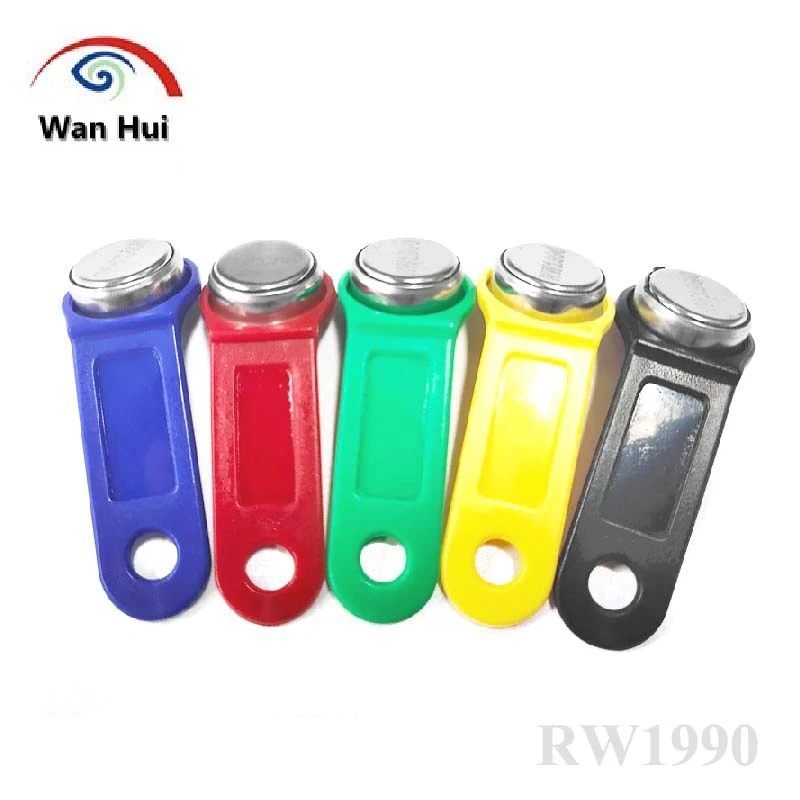 5Pcs RW1990 RFID Key RW1990 F5 iButton TM Touch Memory Card RFID Tag ...