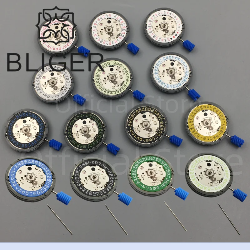 BLIGER GMT NH34 Movement With Black Red Poker Blue Green Gold Date ...